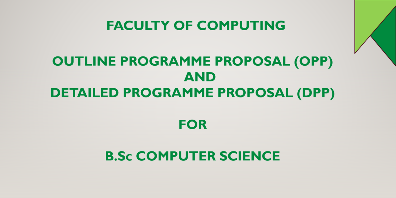 Department of Computer Science | Faculty of Computing | National Open ...